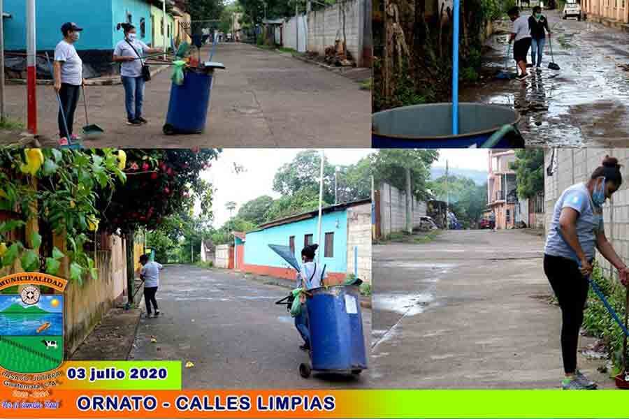Mantenimiento y limpieza de calles – Municipalidad de Pasaco