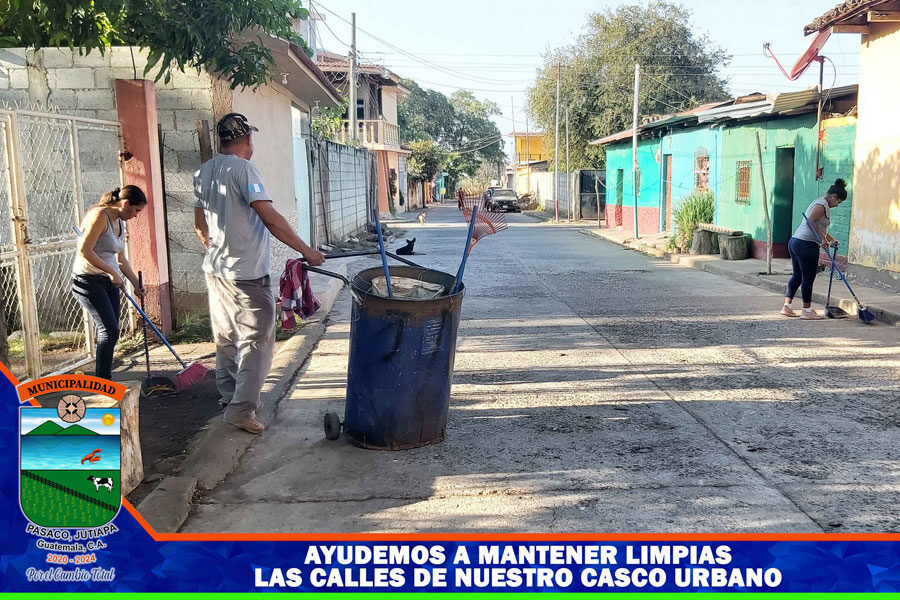 Ayudemos a mantener limpia las calles del Casco Urbano – Municipalidad ...