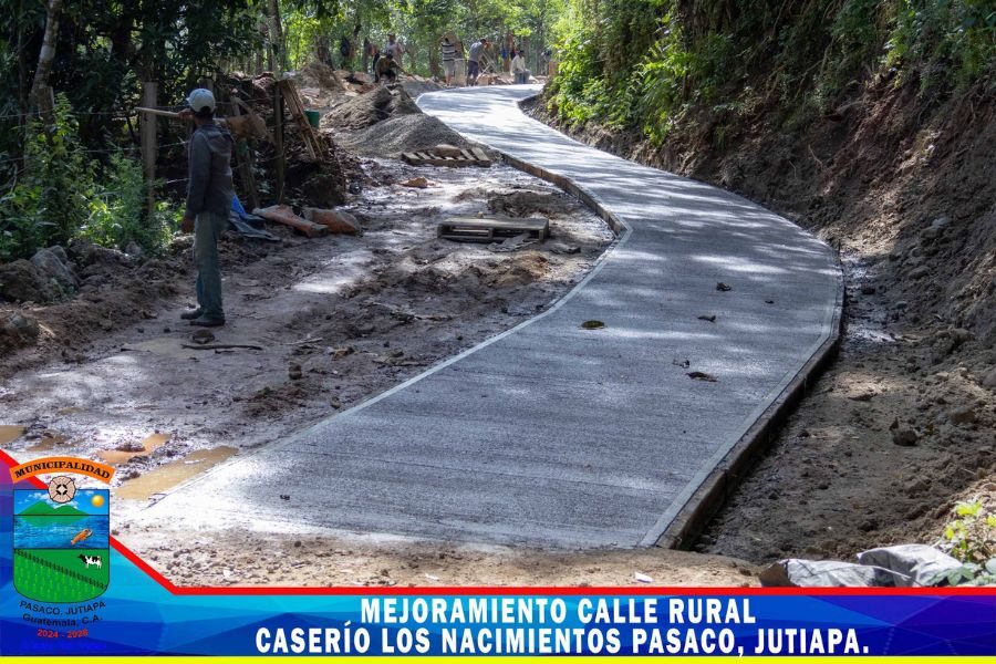 Municipalidad de Pasaco inicia proyecto de pavimentación en Caserío Los ...